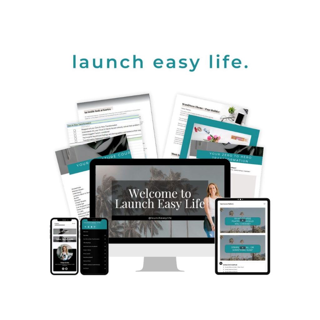 Launch Easy Life - Robyn Birkin - Online Course and Funnel Strategist