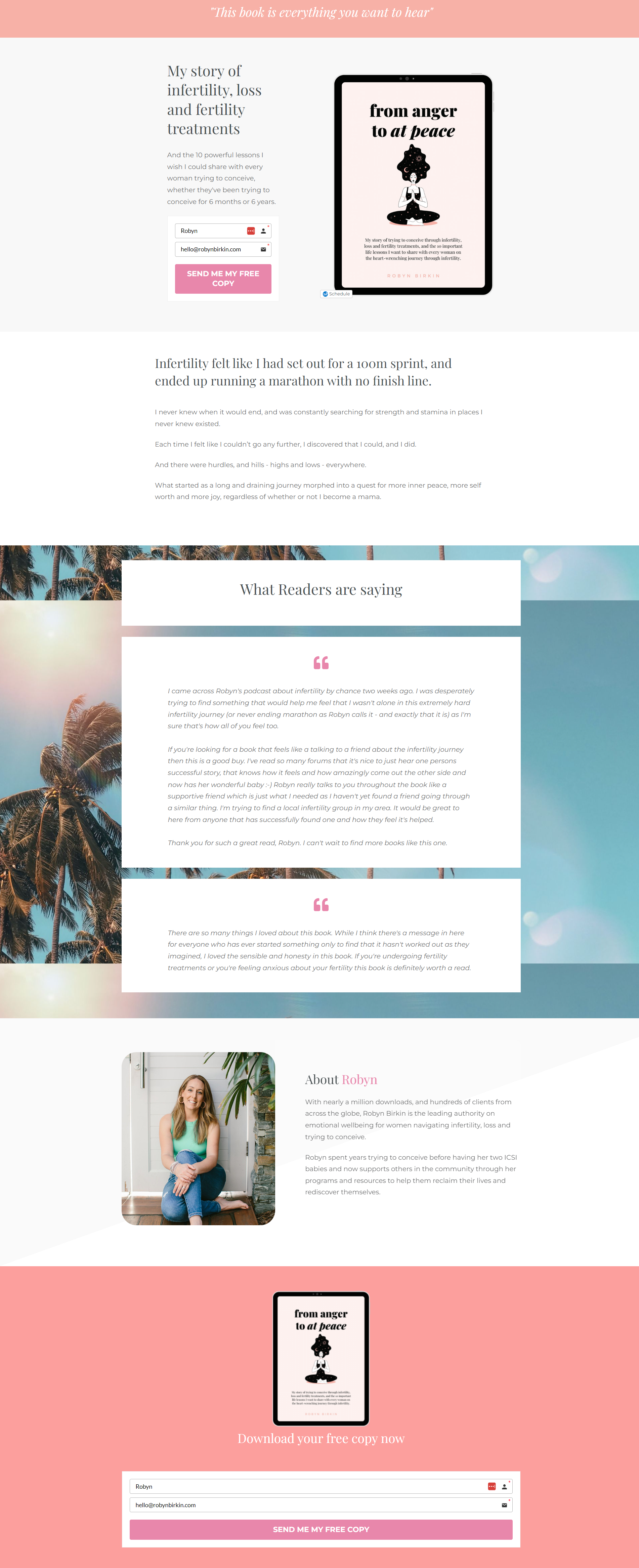 Lead magnet landing page: design tips & examples